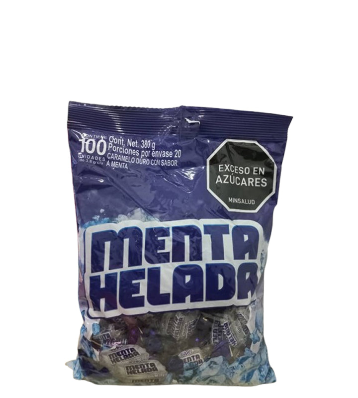 Super menta helada 100 unidades 380g – Baraki Bodegón