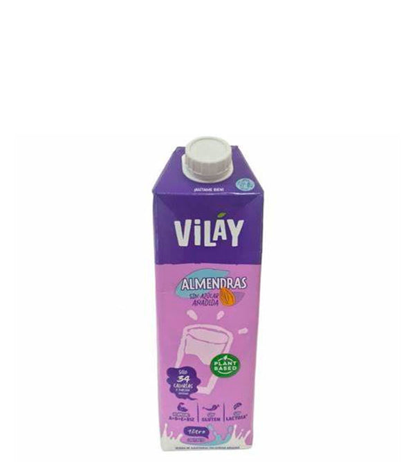 Vilay Leche de almendras sin azúcar añadida 1L – Baraki Bodegón