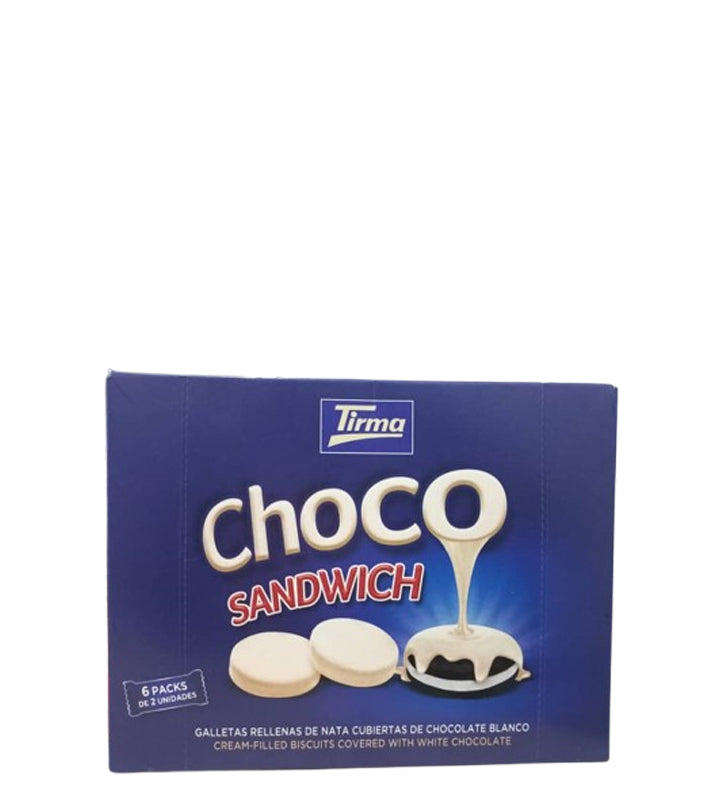 Tirma Choco Sandwich Galletas rellenas de nata cubiertas de chocolate ...