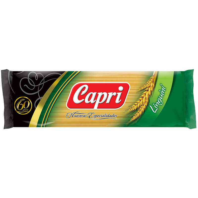 Capri Pasta Alimenticia de sémola Durum Linguini 1 Kg – Baraki Bodegón