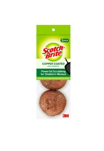 Scotch Brite Copper Coated Scrubbers 3 Pack – Baraki Bodegón