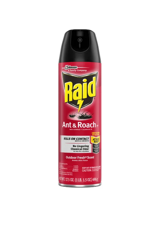 Raid Ant & Roach Mata Hormigas Y Cucarachas Outdoor Fresh 496g – Baraki ...