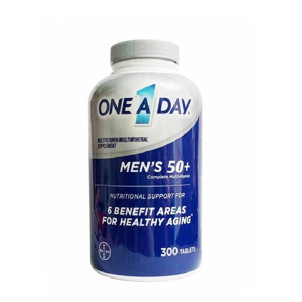 ONE A DAY MEN ´ 50 + MULTIVITAMINICO 300 TABLETAS – Baraki Bodegón