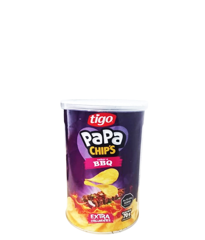 Tigo Papa Chip's Sabor a BBQ 70g – Baraki Bodegón