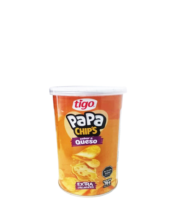 Tigo Papa Chip's Sabor a Queso 70g – Baraki Bodegón